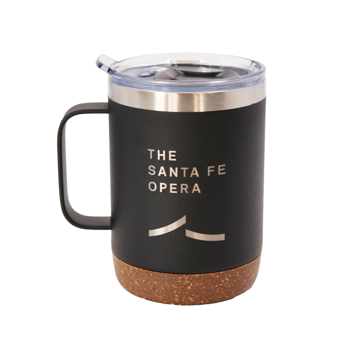 SFO Cork Bottom Stainless Steel Mug – The Santa Fe Opera